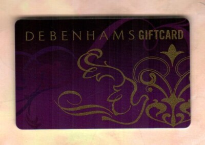 DEBENHAMS ( UK ) Golden Crest, Collectible Gift Card ( $0 ) | eBay