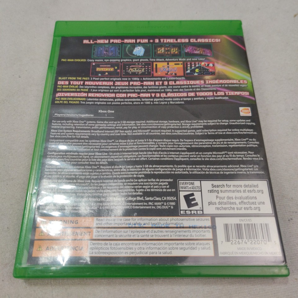 Pac Man Championship Edition 2 + Arcade Game Series Microsoft Xbox One ...