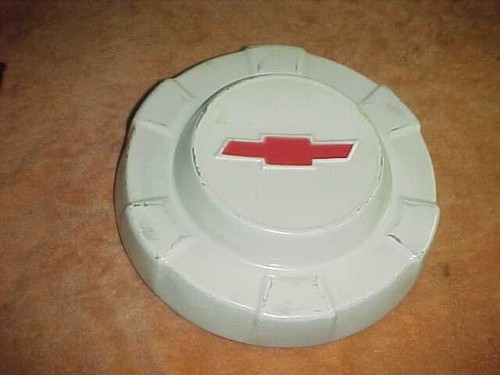 Chevy 1961, 62, 63 Apache Truck 10.5" Dog Dish Bowl White Hubcap Slum ...