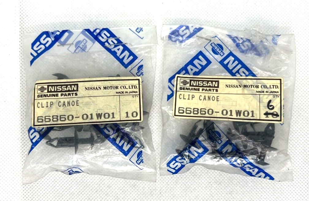 LOT of 16 Nissan Splash Shield Retainer Clips 66860-01W01 | Black ...