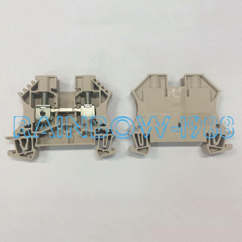 QTY:50 WDU 6 FOR Weidmuller W-Series Straight Through Terminal Block ...