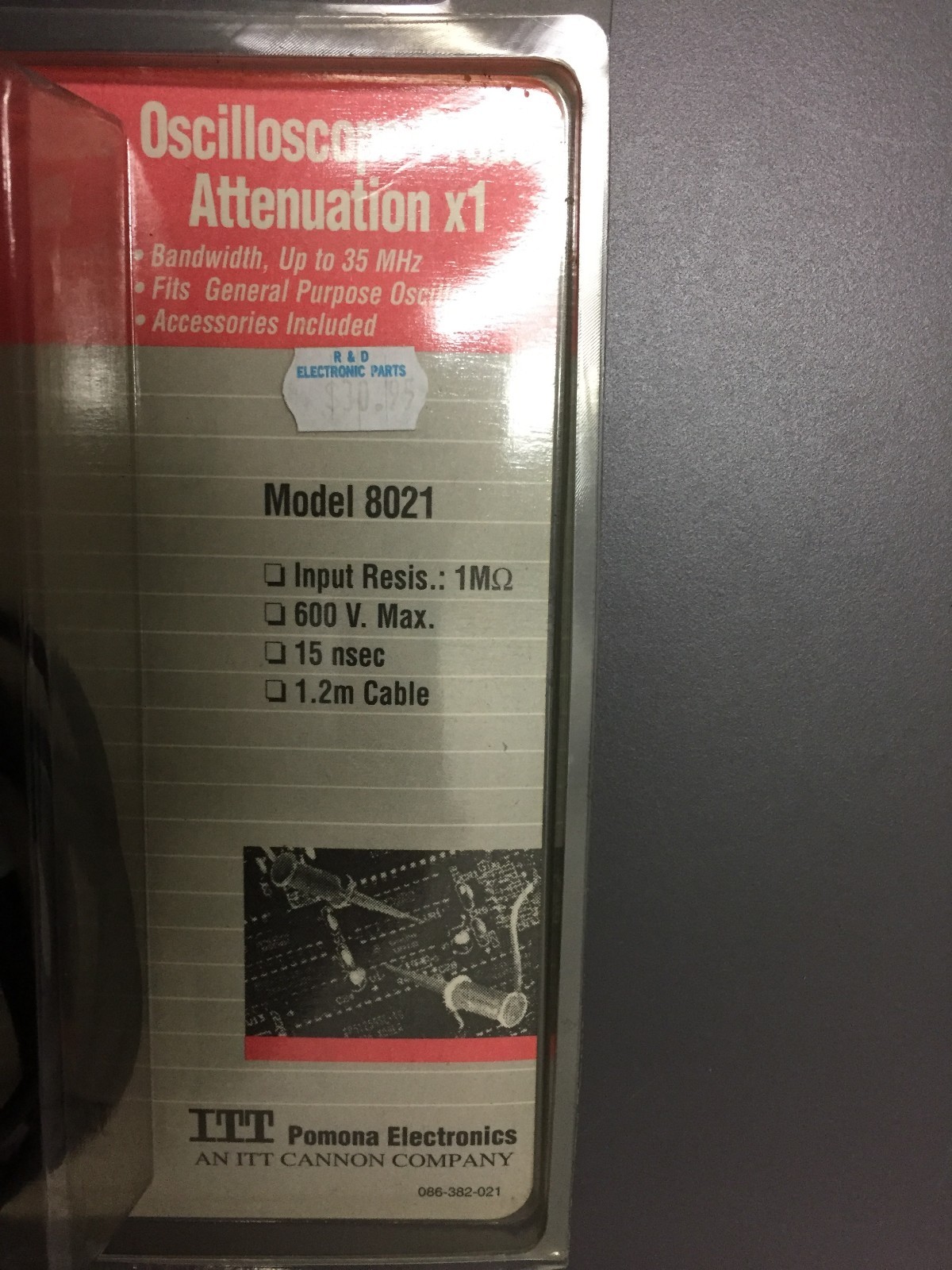 ITT Pomona Electronics Model 8021, Oscilloscope Probe Attenuation X1 | eBay