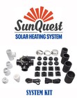 18-2X12' SunQuest Solar Swimming Pool Heater Complete System with Roof ...