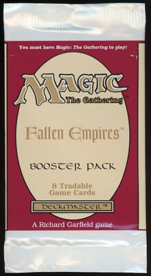 1994 MTG Magic the Gathering Fallen Empires Booster Pack New / Sealed ...