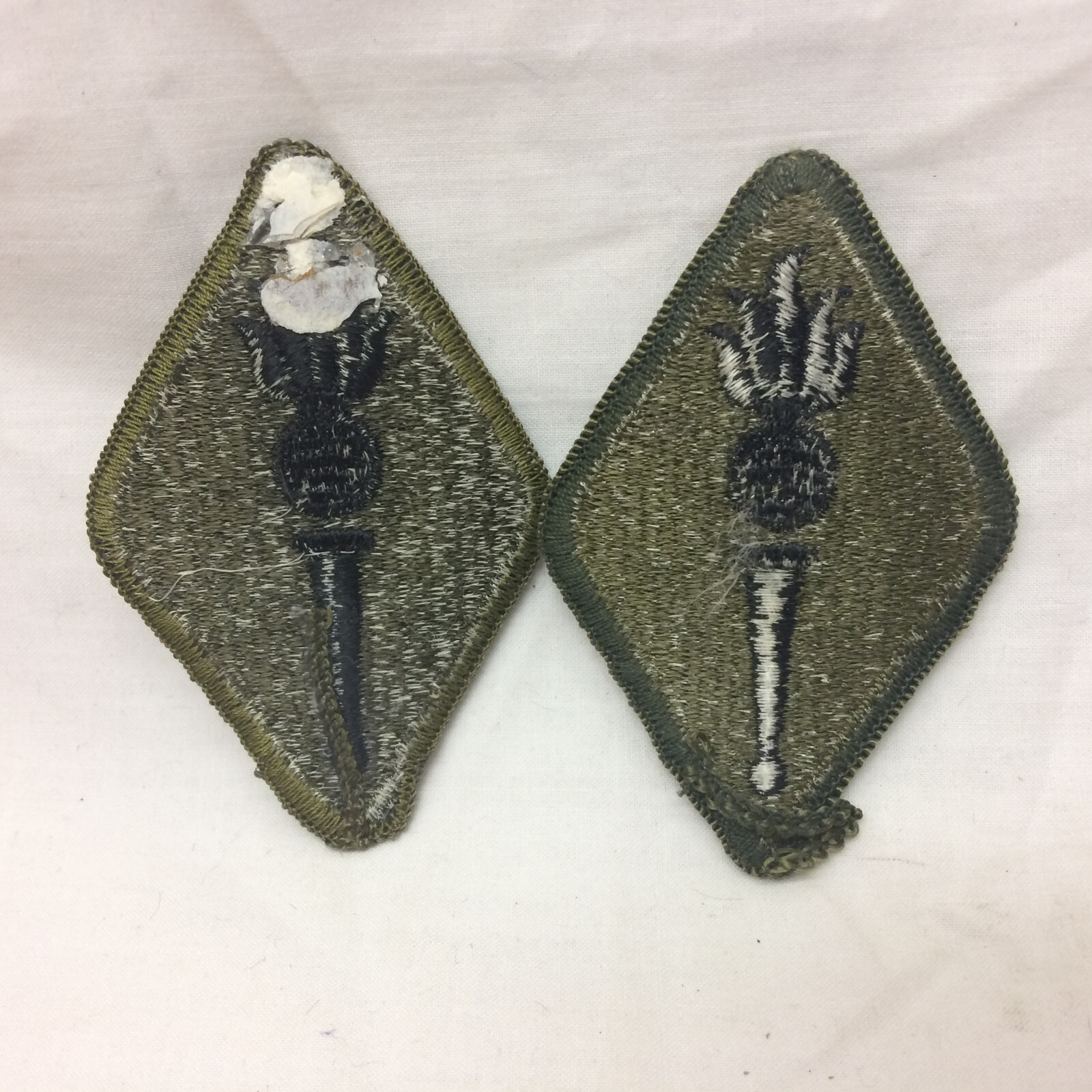Vintage Military Patch lot (2) Army Ordnance School Subdued Variant ...