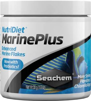 Seachem NutriDiet Marine Plus Flakes Probiotics 30g Fish Food Tank ...