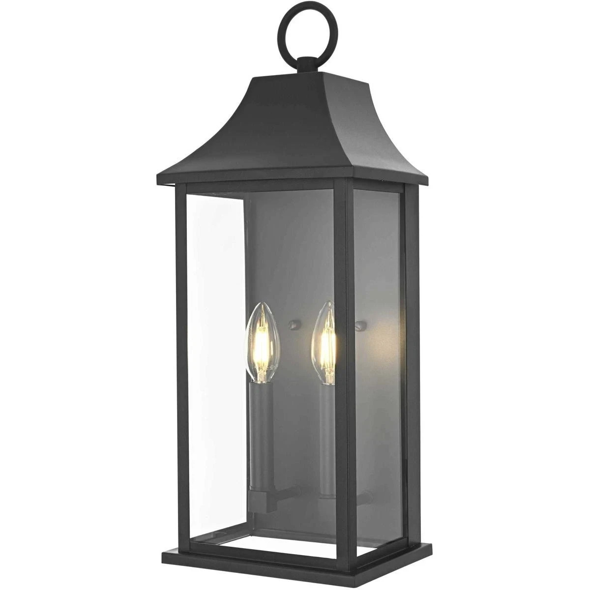 Outdoor Wall Sconce Light Fixture Large Glass Patio Porch Walkway ...