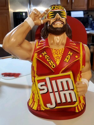 MACHO MAN RANDY SAVAGE Slim Jim Display 2025 Collector Series Mint ...