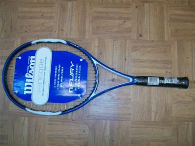 New Wilson N code N Fury OS 110 4 1/2 grip Tennis Racquet | eBay