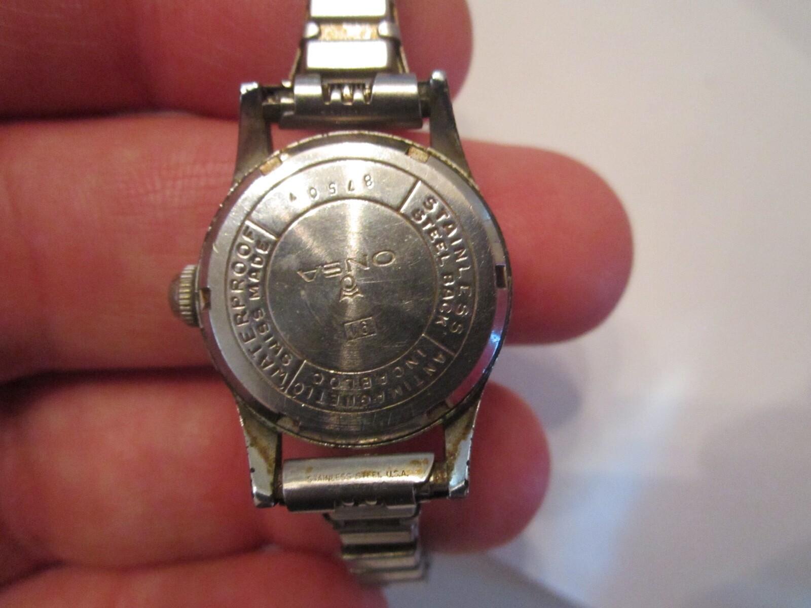 VINTAGE ONSA 17 JEWEL WATCH - WIND UP - INCABLOC - LADIES' - TUB SC-6 ...