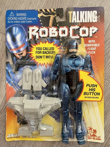 Robocop 8" Talking Toy Island Vintage 1993 NEW | eBay