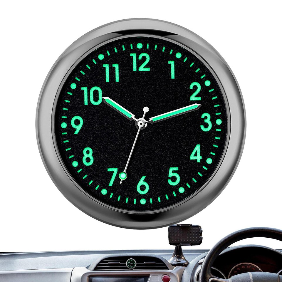 Car Dashboard Luminous Mini Tiny Clock Car Vent Clocks Watch for Boat ...