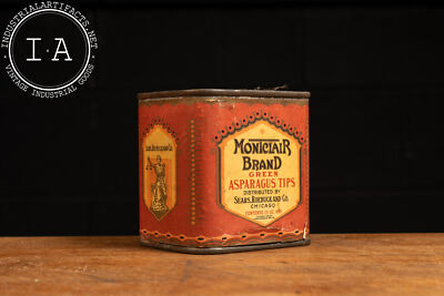 Antique Montclair Brand Asparagus Tips Can | eBay