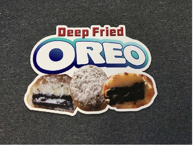 Deep Fried Oreos Sign Deep Fried Oreos Tom Kelly's Bar & Grill In