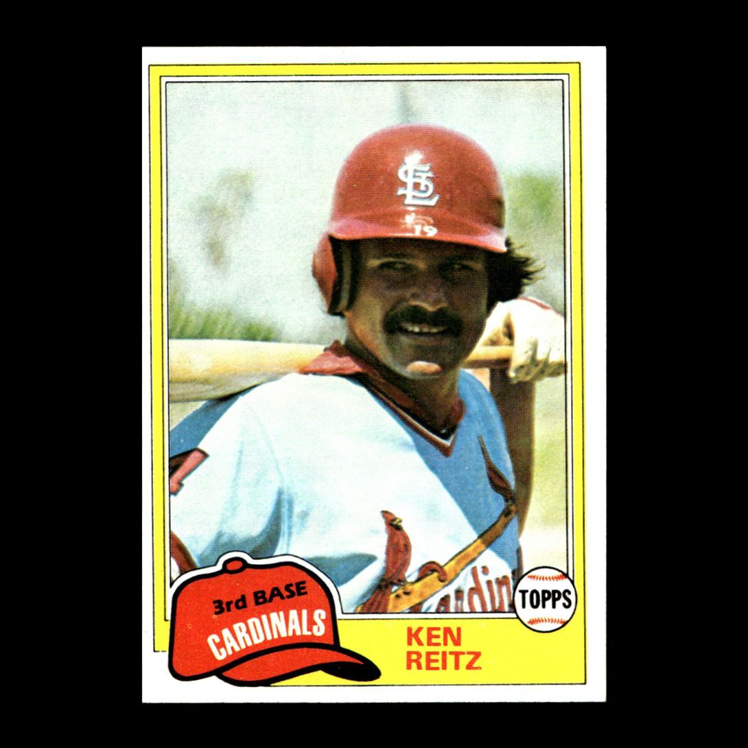 Ken Reitz 1981 Topps St. Louis Cardinals #441 Nice! 1 | eBay