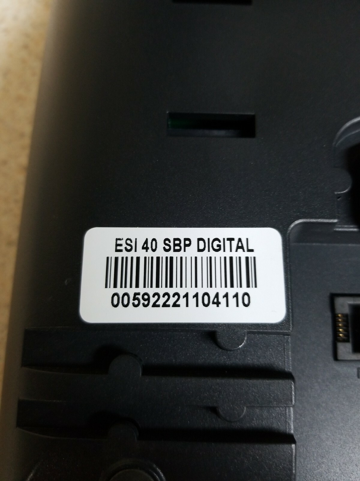 ESI 40 40D SBP Digital Display Black Business Phone 900 5000-0592 (Lot ...