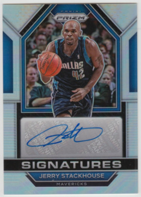 2022-23 Panini Prizm Jerry Stackhouse Signatures Silver Prizm Auto #SIG ...