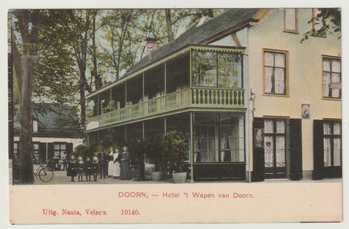HOLLANDE HOLLAND PAYS-BAS - cpa DOORN - Hotel 't Wapen van Doorn - pvg ...