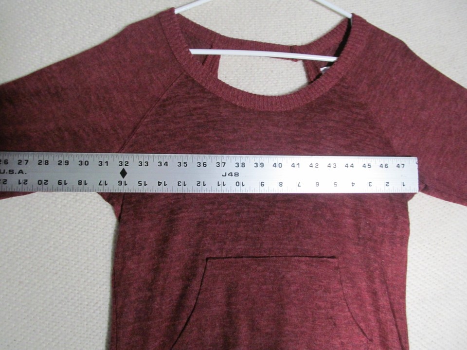 No Boundaries Junior XS Crisscross Open Back Pullover Top Varsity ...