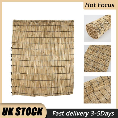 3m Natural Reed Fence Sunshade Privacy Barrier Fence Garden Courtyard ...