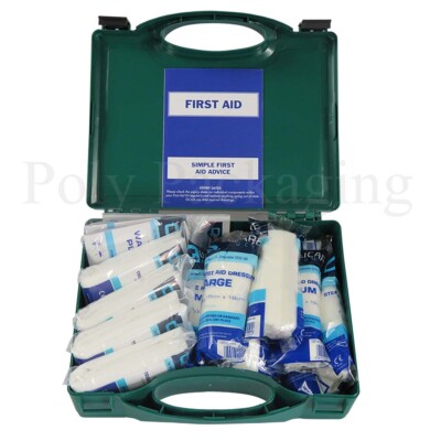 1 x 1-10 person HSE APPROVED FIRST AID KIT for Work/Office/Home/Caravan ...