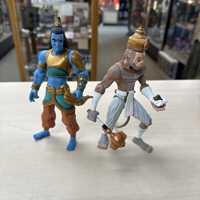 Rare Rama & Hanuman loose action figures from Kridana's Epic Ramayana ...