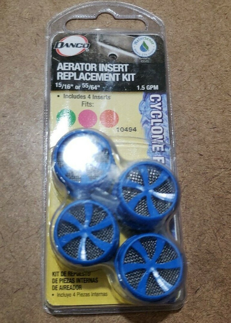 Danco Aerator Insert Replacement Kit 15/16" or 55/64" - 4 Count - 10494 ...