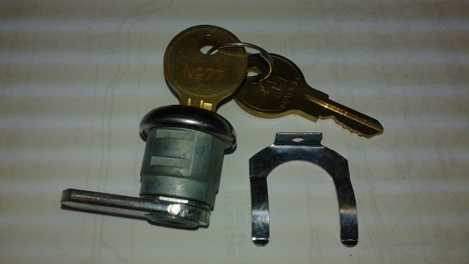 3 NAPCO SECURITY LOCKS KITS WITH 2 KEYS EACH NO 277 FOR CONTROL PANEL ...