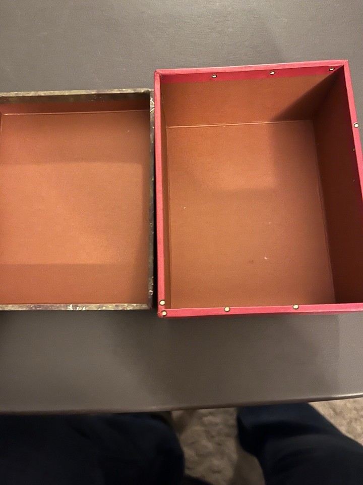 5 x 6 x 2.75 Lang Gift Box With Raised 3D Snowman on Top in Great Shape ...