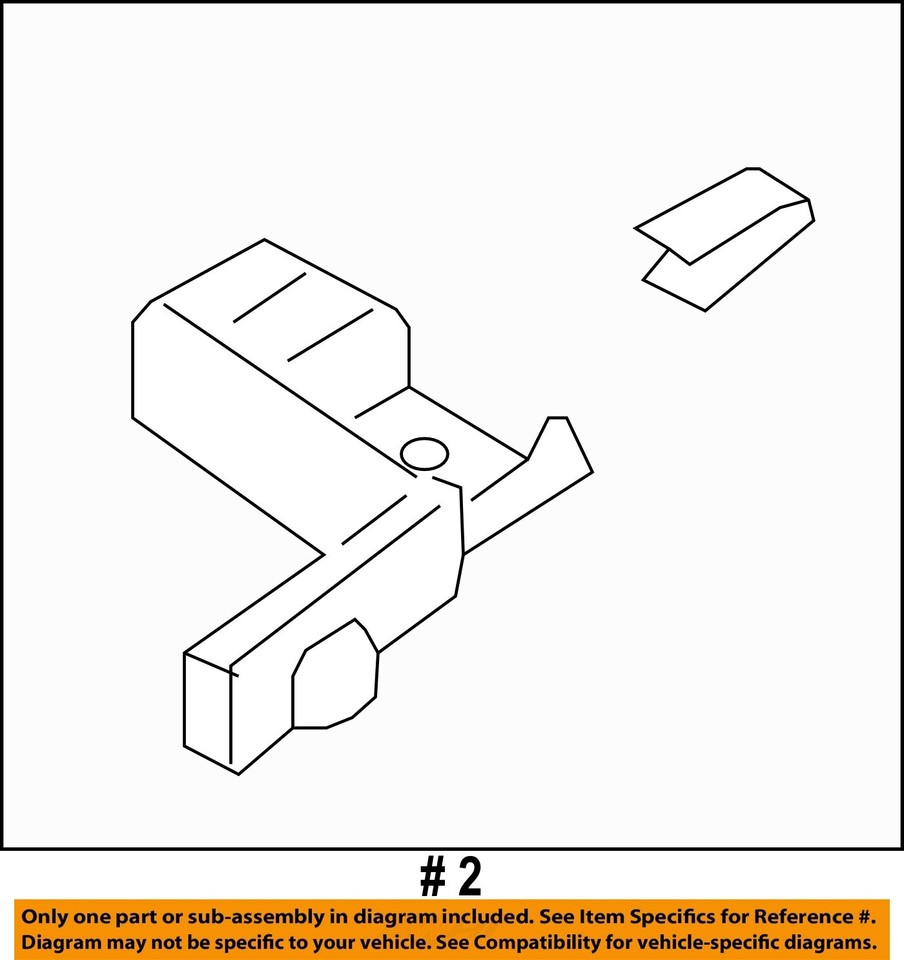 FORD OEM 13-20 Fusion Headlamp Components-Headlamp Assy Bracket ...