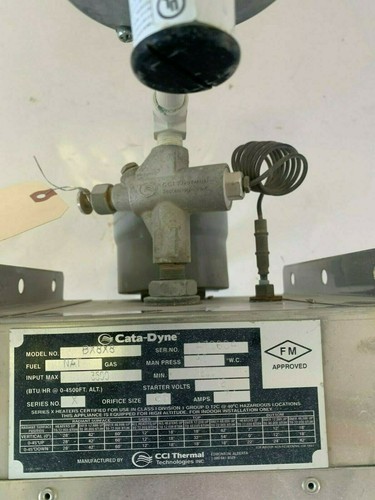 CATA-DYNE CATALYTIC HEATER MODEL NO.BX8X8 PESSCO IS OFFERING 1 M82720 ...