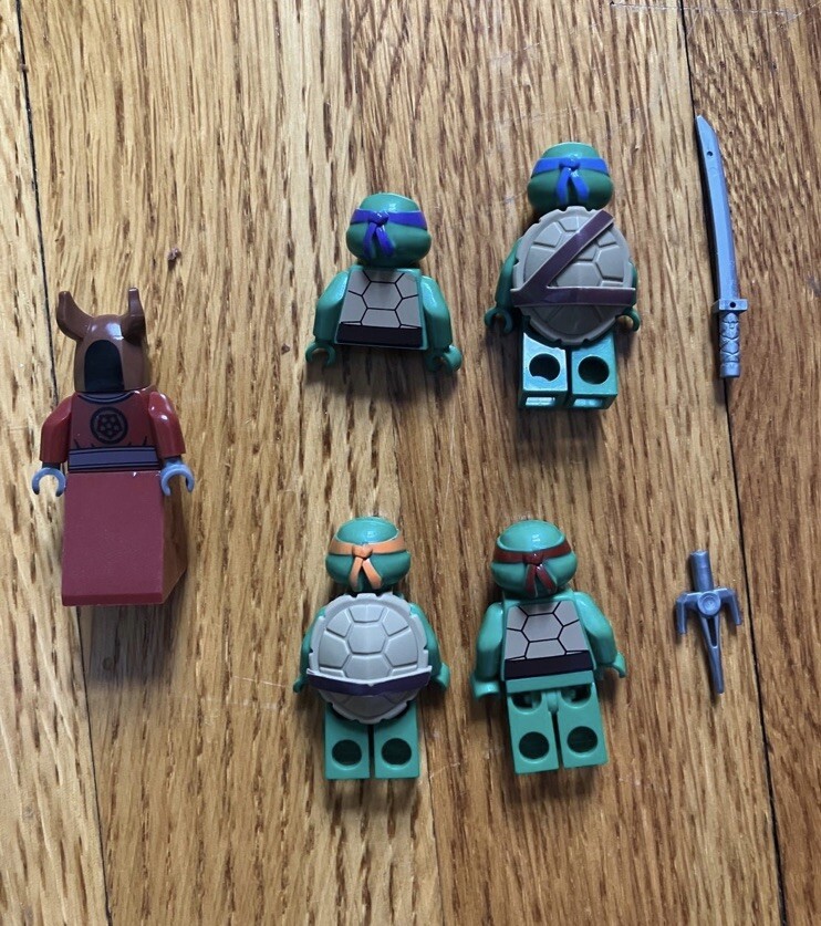 Splinter tnt007 LEGO Michelangelo minifigure TMNT 79104 30271 Ninja ...