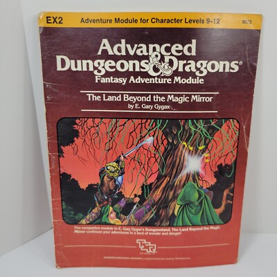 Advanced Dungeons & Dragons Module EX2 The Land Beyond The Magic Mirror ...