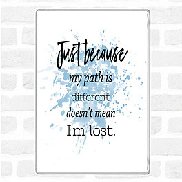 I'm Lost Inspirational Quote Jumbo Fridge Magnet | eBay UK