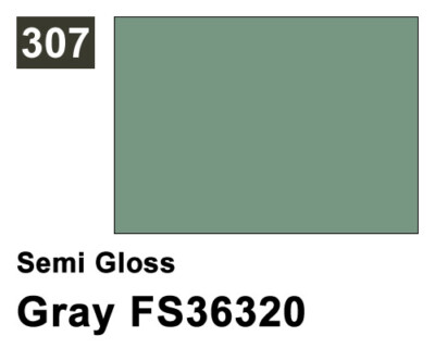 Mr.Hobby G307 Mr.Color Semi Gloss 307 Gray FS36320 (10ml) modellismo | eBay