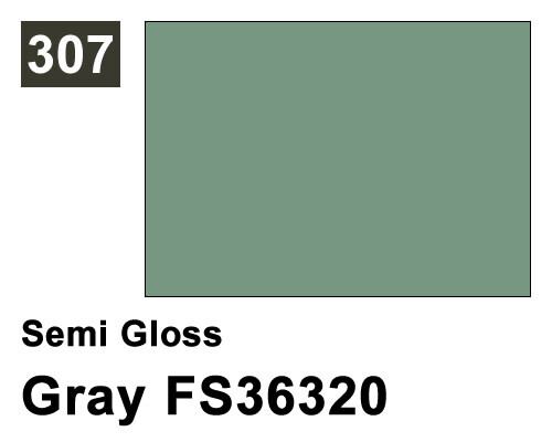 Mr.Hobby G307 Mr.Color Semi Gloss 307 Gray FS36320 (10ml) modellismo | eBay