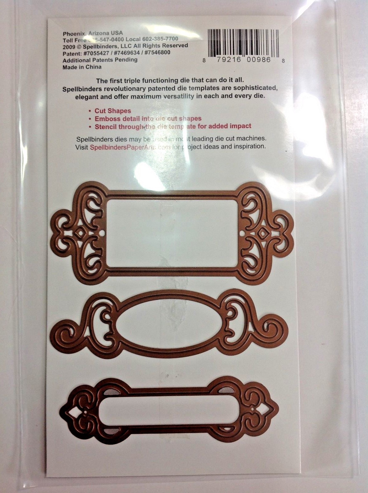 Spellbinders Shapeabilities Fancy Tags Die Set, Retired | eBay