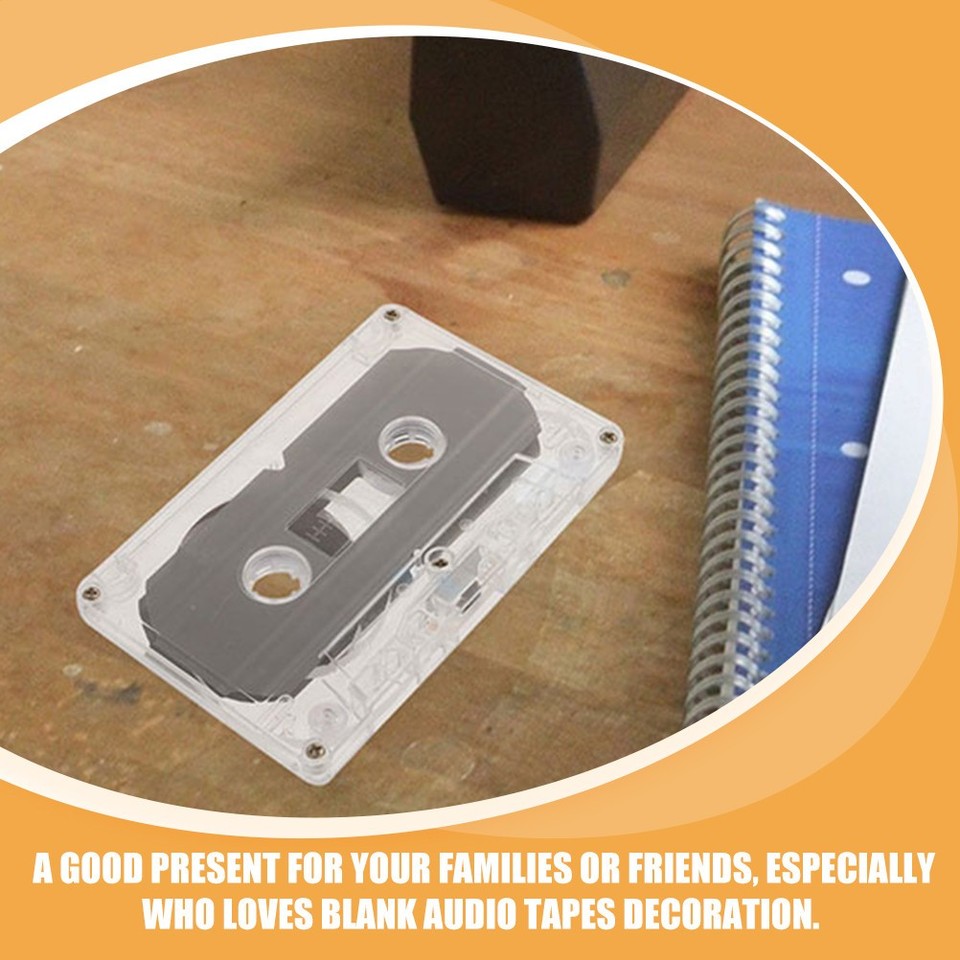 4Pcs Recording Blank Audio Tape Blank Cassette Tape Wall Cassette Tape ...