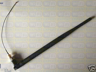7dBi Dual Band WiFi Antenna + U.fl Cable - Mod Kit for Wireless Routers ...