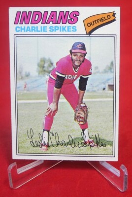 Charlie Spikes 1977 Baseball Card TOPPS #168 NM | eBay