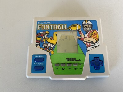 Tiger Electronics Electronic Football LCD Handheld Game 1987 Tested ...