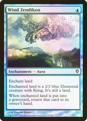 MTG - Wind Zendikon / Zendikon de vent | Worldwake [ENG FOIL] | eBay