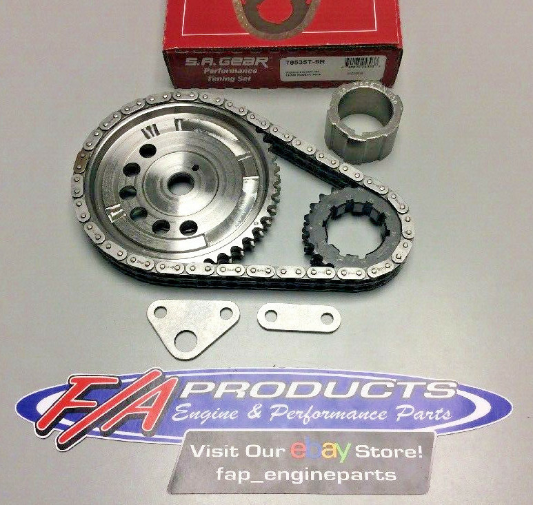 Chevrolet LS2 / LS3 Engine BILLET .250" Roller Timing Set S.A. GEAR ...