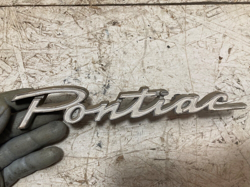 1960 61 Pontiac Emblem Script # 538852 | eBay
