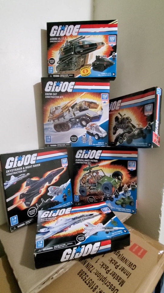 GI Joe Construction Play Set Toy includes Military Vehicle Lot of 6 | eBay