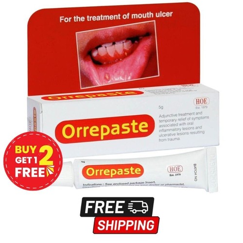 Orrepaste Mouth Ulcer GEL Treatment 5g for sale online | eBay