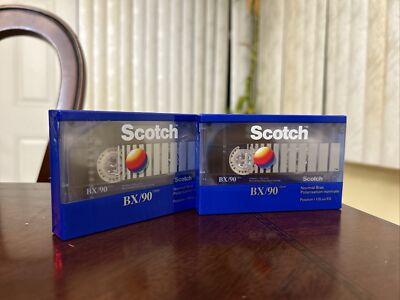 Scotch Normal Bias BX/90 Cassette Tapes (Lot of 2) Sealed New | eBay