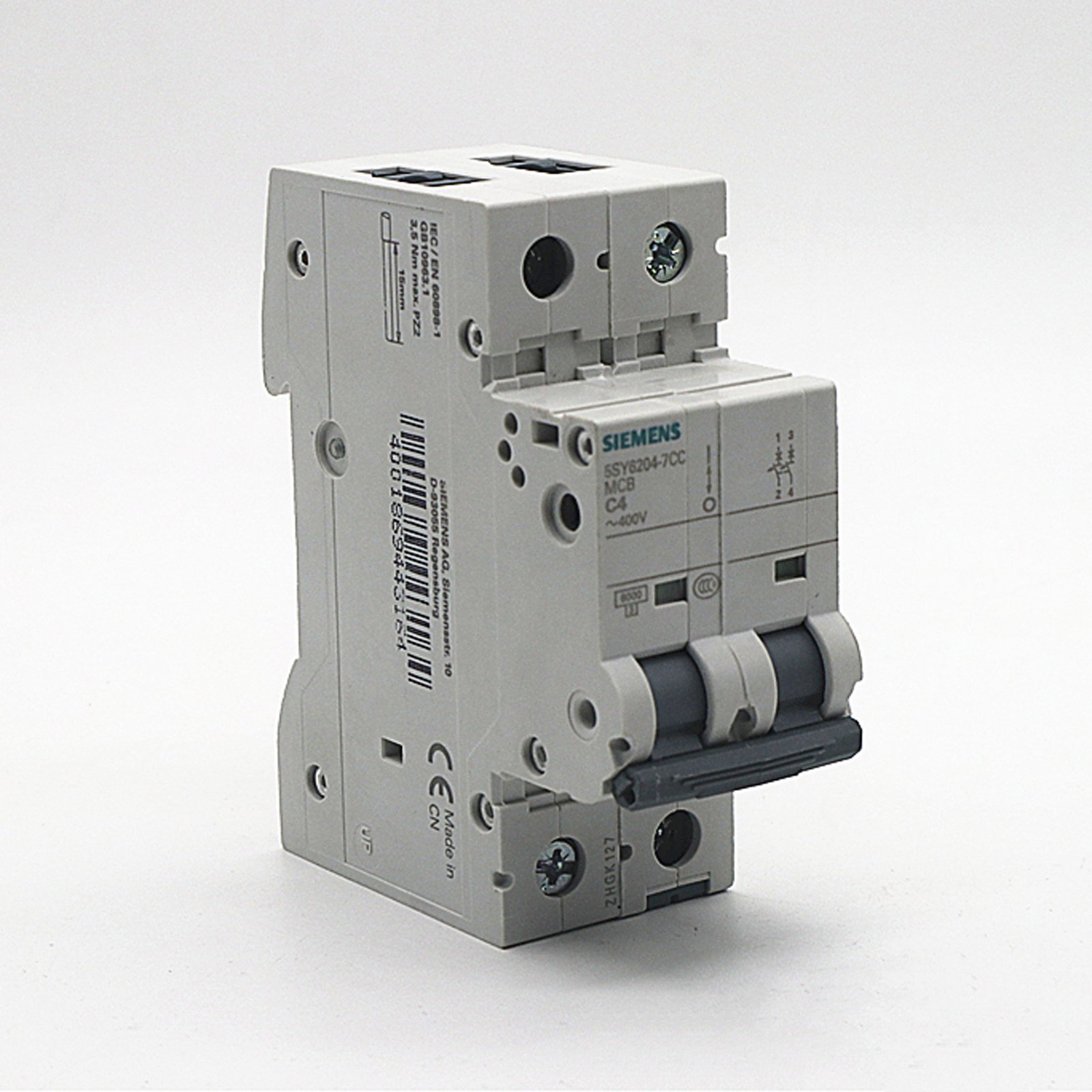 1PC New Siemens 5SY6204-7CC 5SY62047CC Circuit Breaker 2P 4A FAST SHIP ...