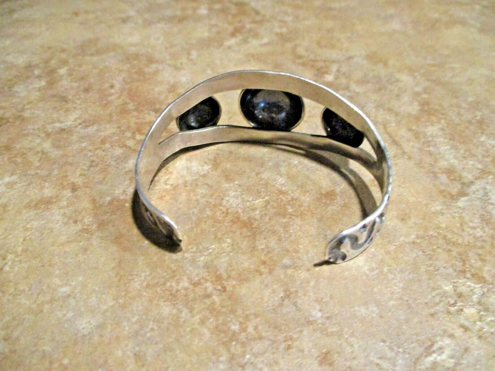 FABULOUS OLD 1940's Navajo Sterling Silver SNAKE DOME… - Gem