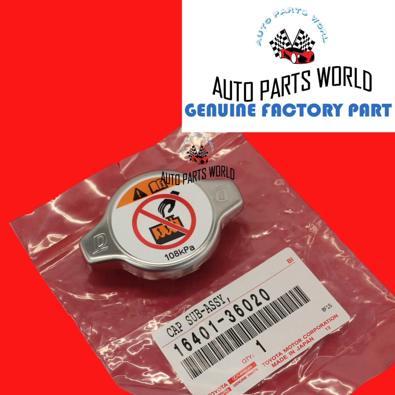 GENUINE TOYOTA AVALON HIGHLANDER 4RUNNER TUNDRA YARIS RADIATOR CAP ...